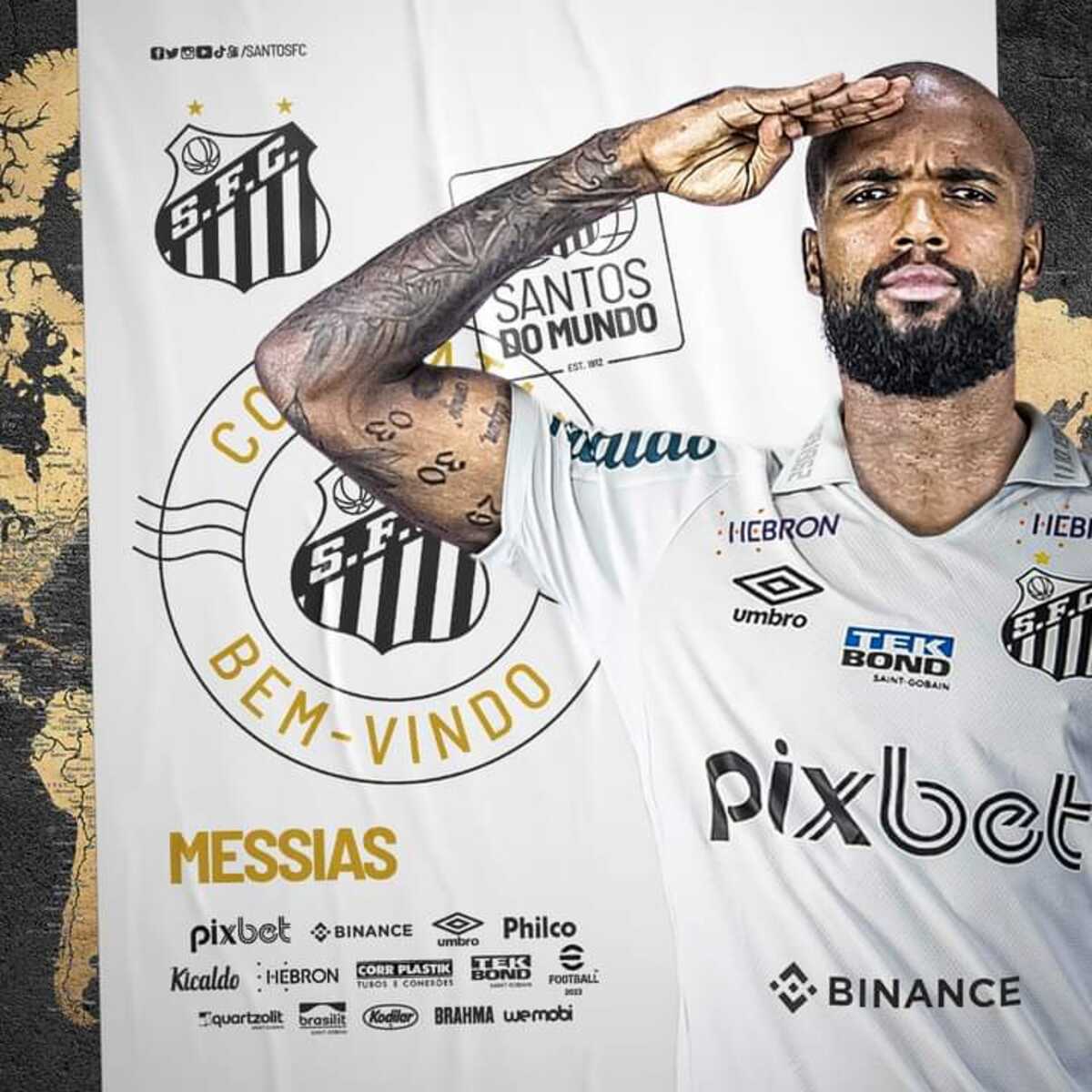 Zagueiro Messias é o primeiro reforço do Santos FC para 2023 Diário
