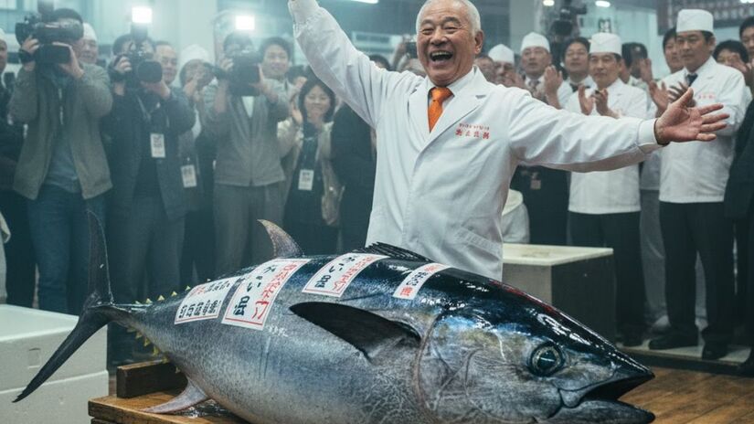 Peixe mais caro do mundo pesa mais de 240 kg é vendido para empresário ...
