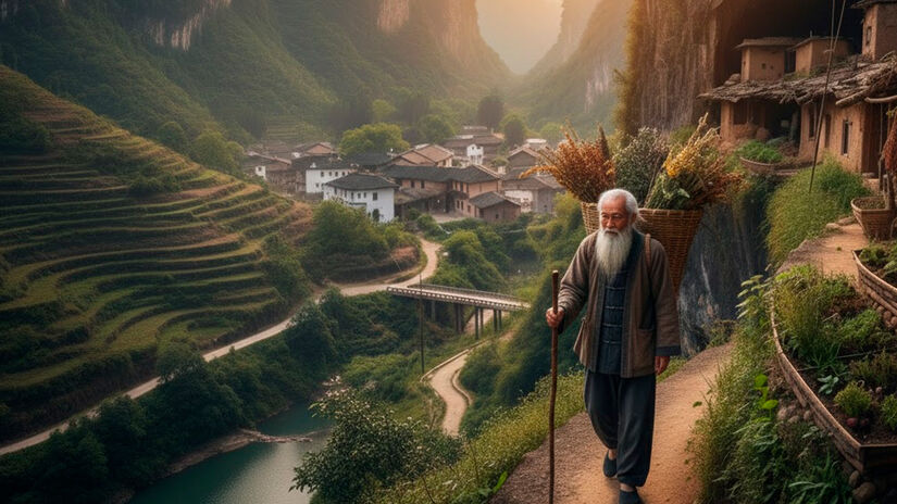 Homem vive há 50 anos em caverna no penhasco com água potável e energia ...