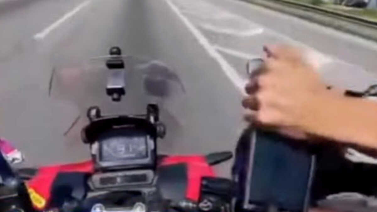 VÍDEO: Motociclista registra o próprio assalto em rodovia de São Paulo - Diário do Litoral