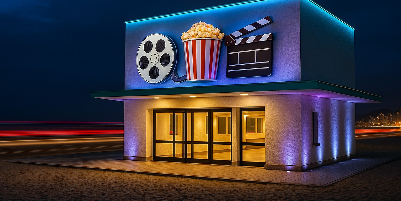 Único cinema à beira-mar do mundo fica no litoral e oferece experiência ...