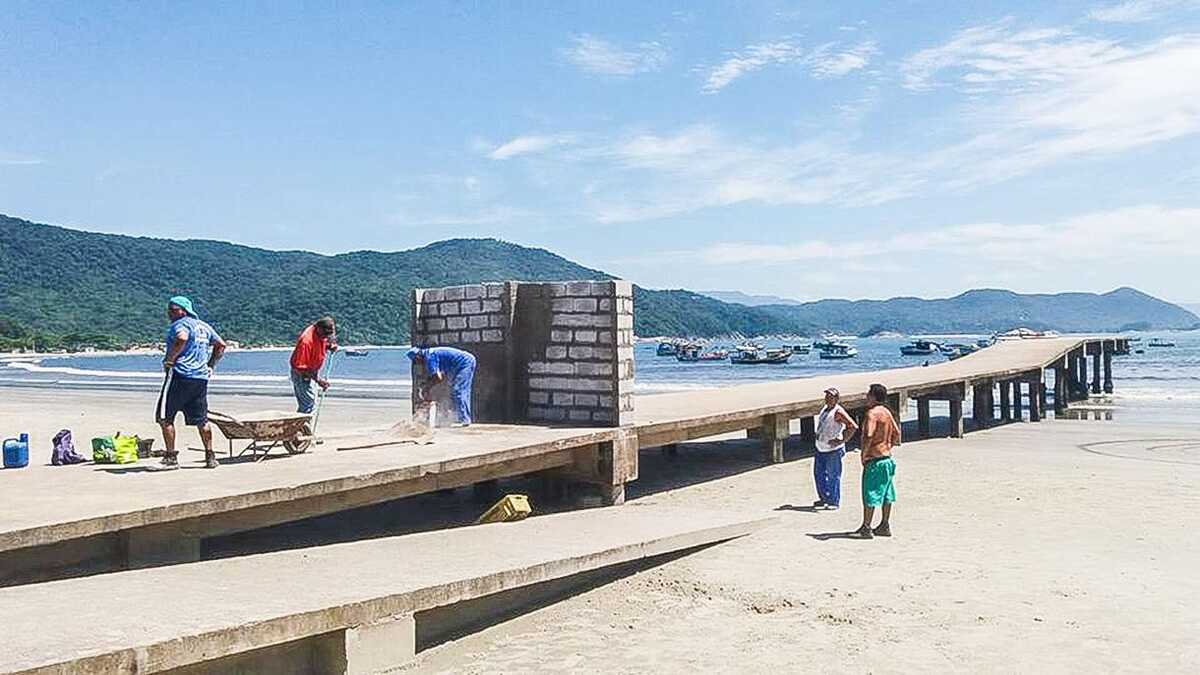Prefeitura fecha o acesso ao Píer do Perequê em Guarujá - Diário do Litoral